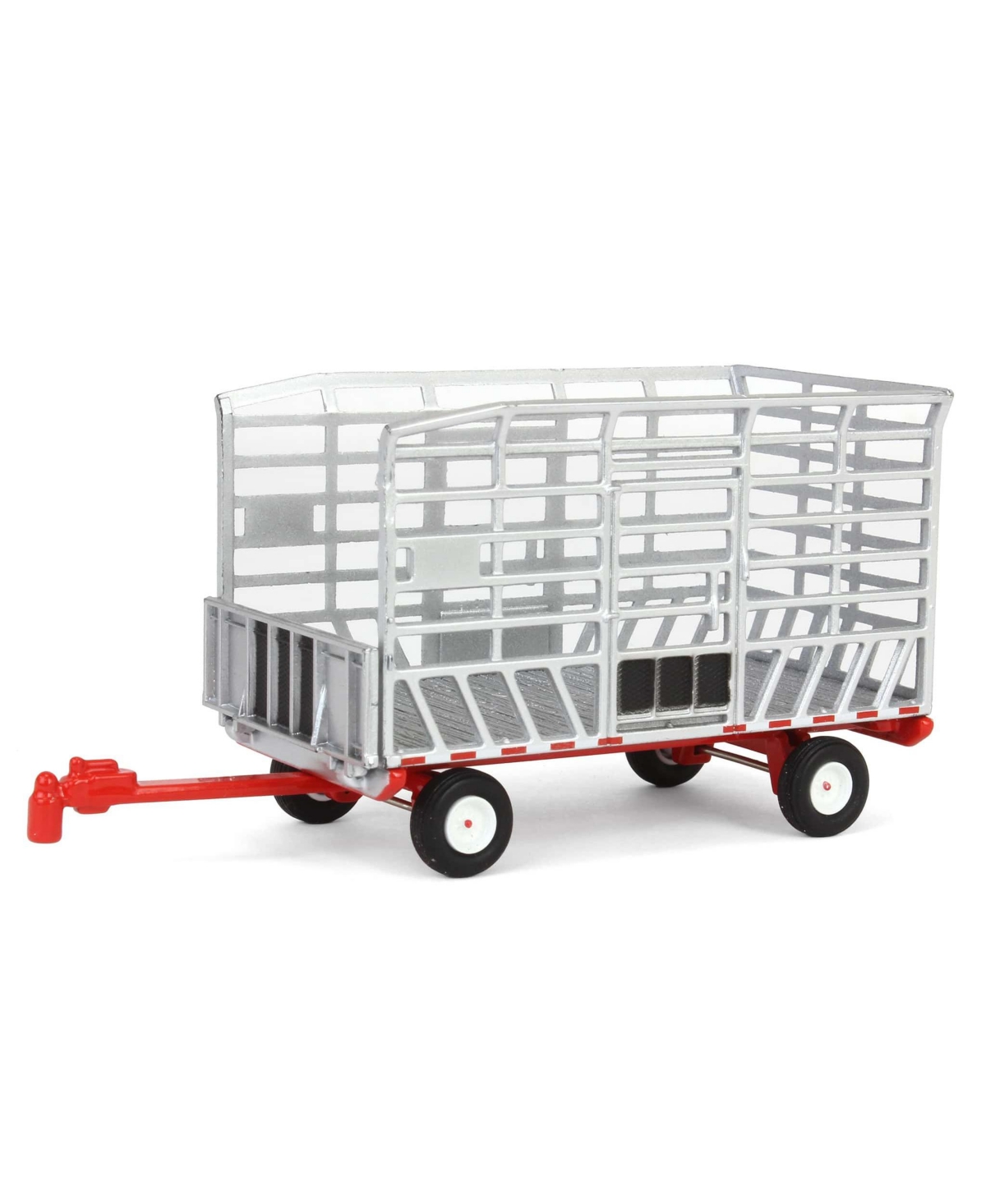Click here for 1/64 Bale Throw Wagon  Silver & Red Greenlight Dow... prices