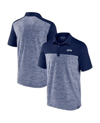 Fanatics Men's Heather Navy Seattle Seahawks Clutch Polo Shirt - Macy's