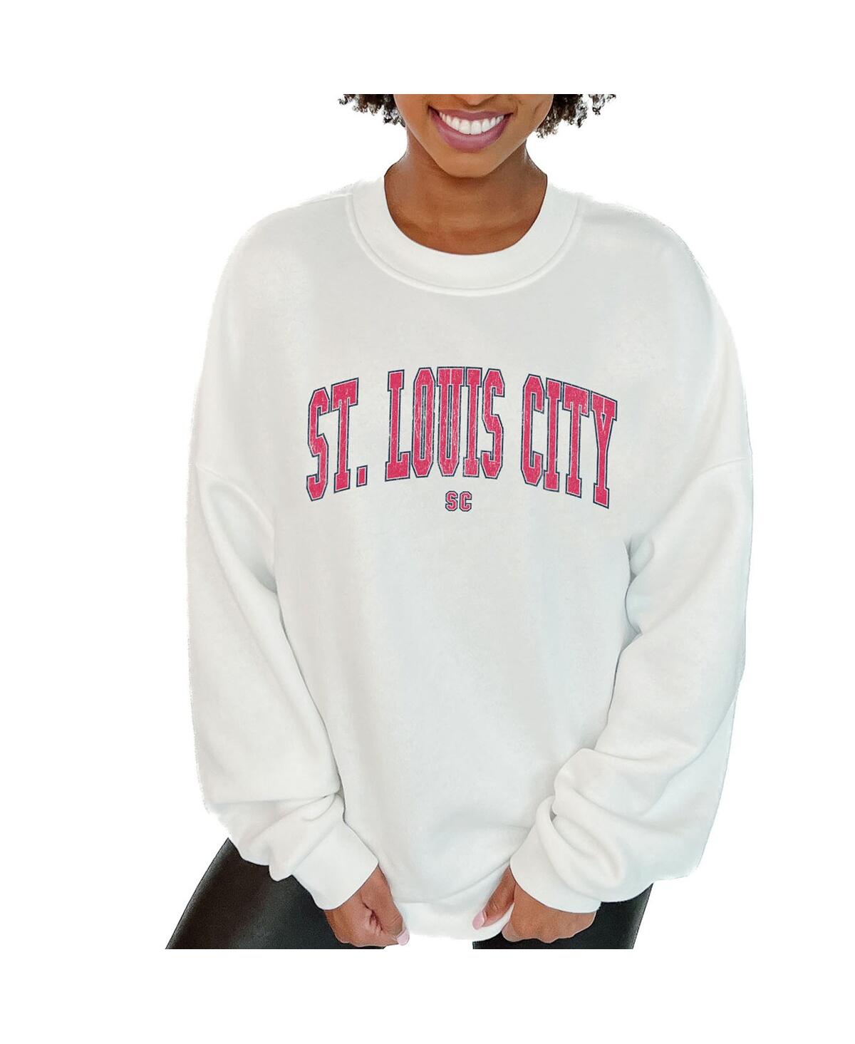 Click here for Gameday Couture Womens White St. Louis City Sc Fle... prices