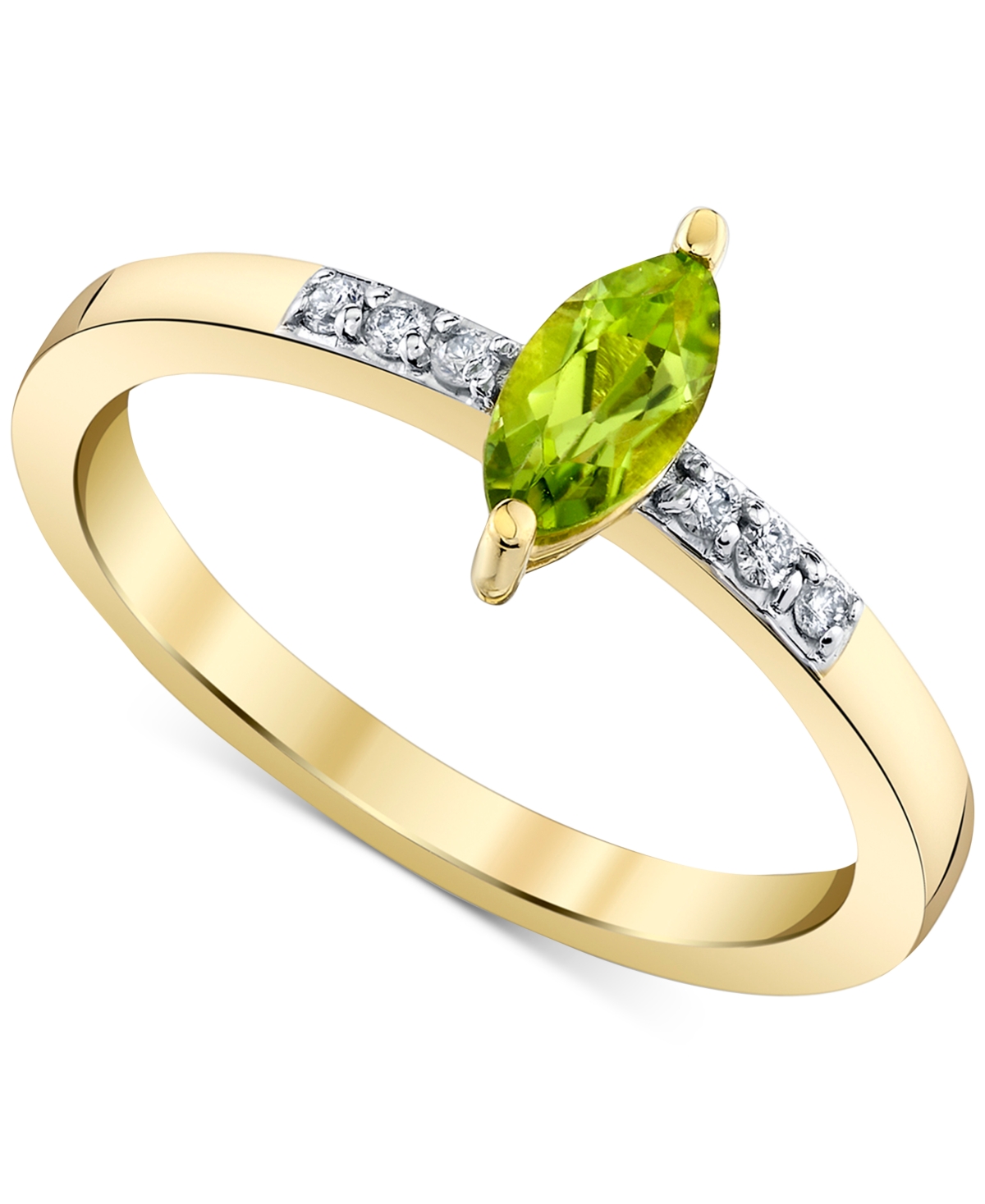Click here for Macys Peridot (1/2 ct. t.w.) & Diamond Accent Ring... prices
