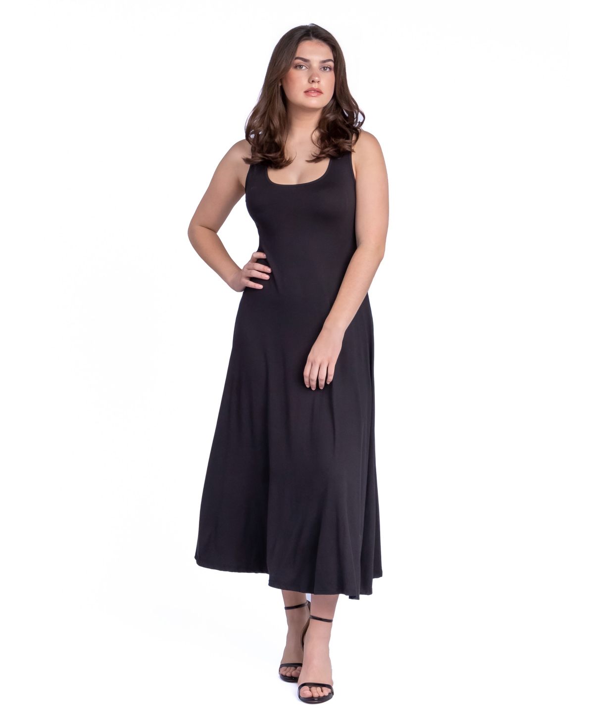 Click here for 24seven Comfort Apparel Petite Slim Fit A-Line Sle... prices