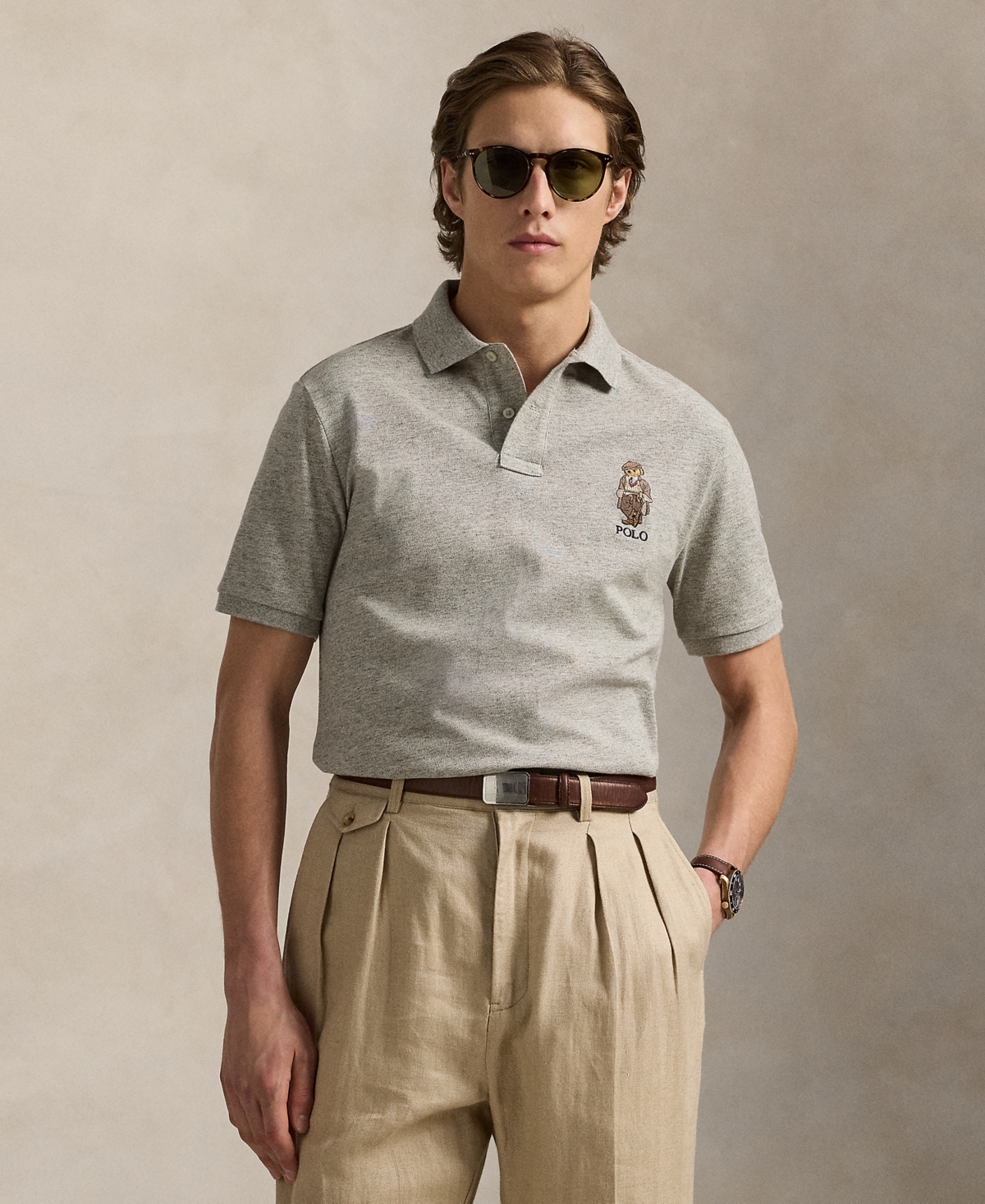 Click here for Polo Ralph Lauren Mens Classic-Fit Polo Bear Mesh... prices