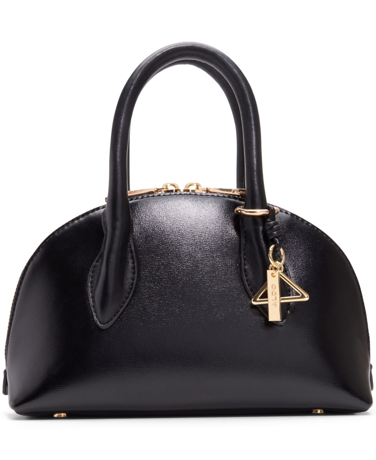 Click here for Aldo Novallie Small Dome Bag - Mix Mat Black Overf... prices