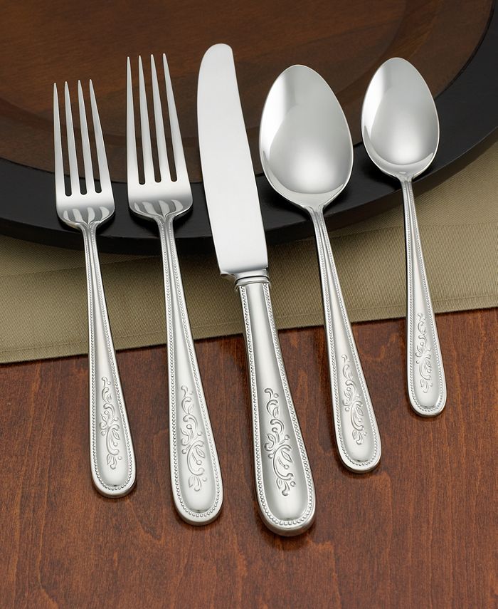 Lenox Opal Innocence 20 Pc Flatware Set, Service for 4 - Macy's