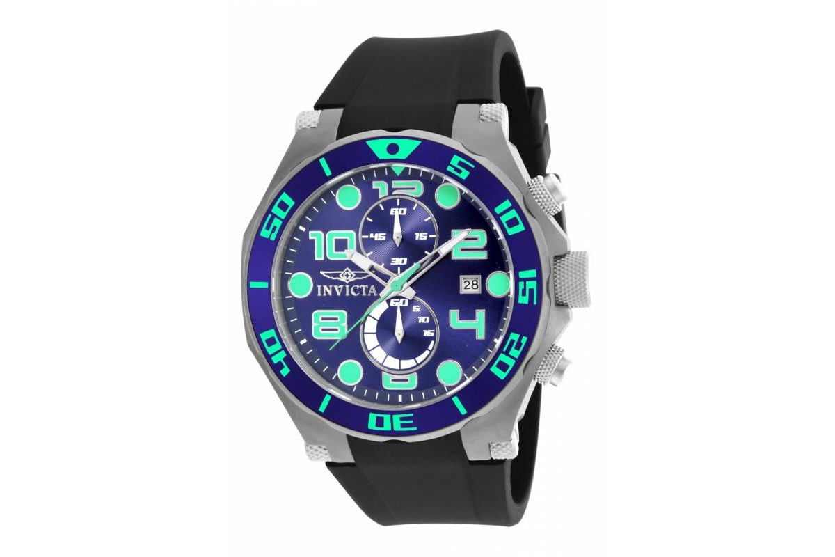 Click here for Invicta Mens Pro Diver Quartz Multifunction Blue D... prices