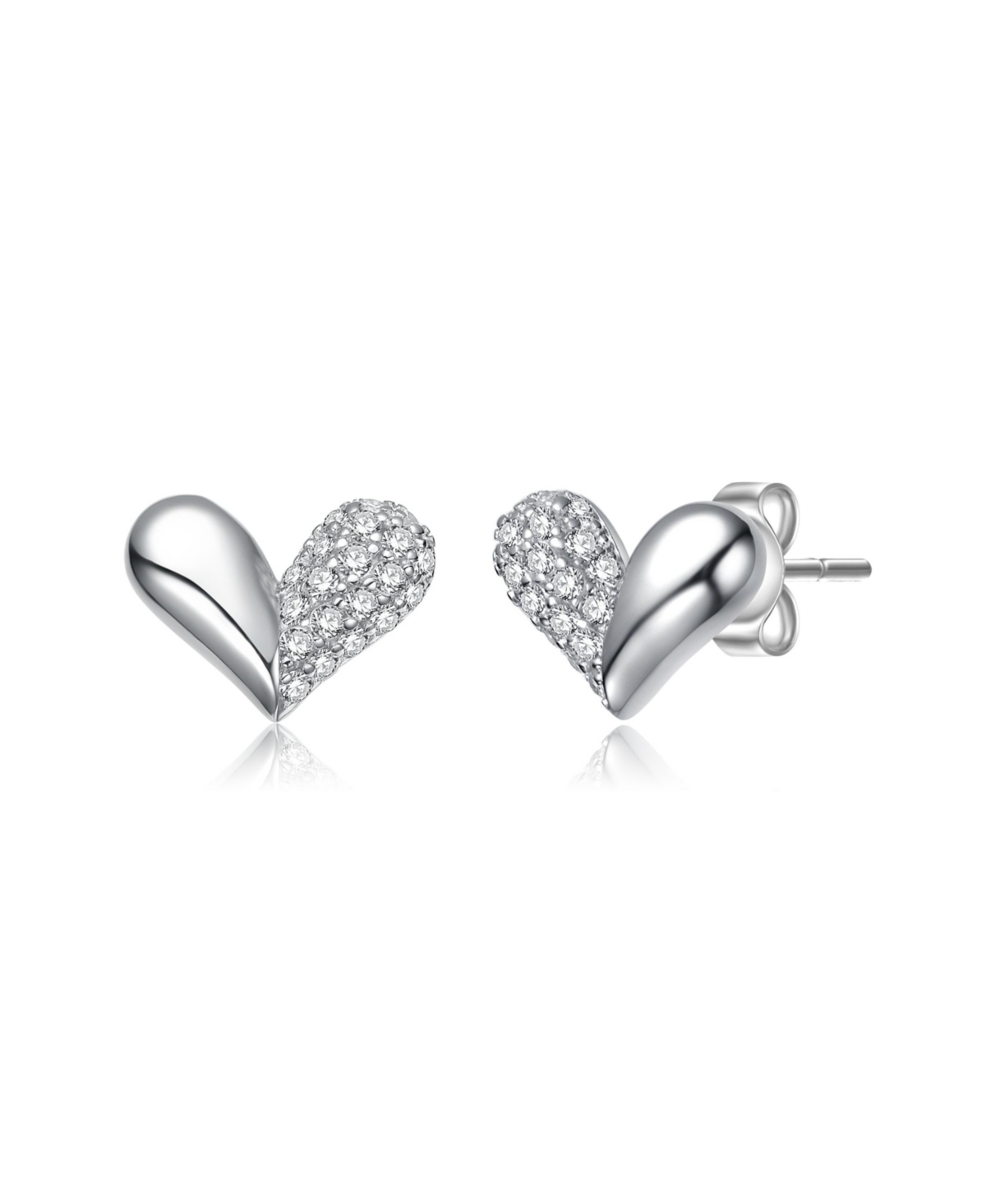 Click here for White Gold Plated with Paved Clear Cubic Zirconia... prices