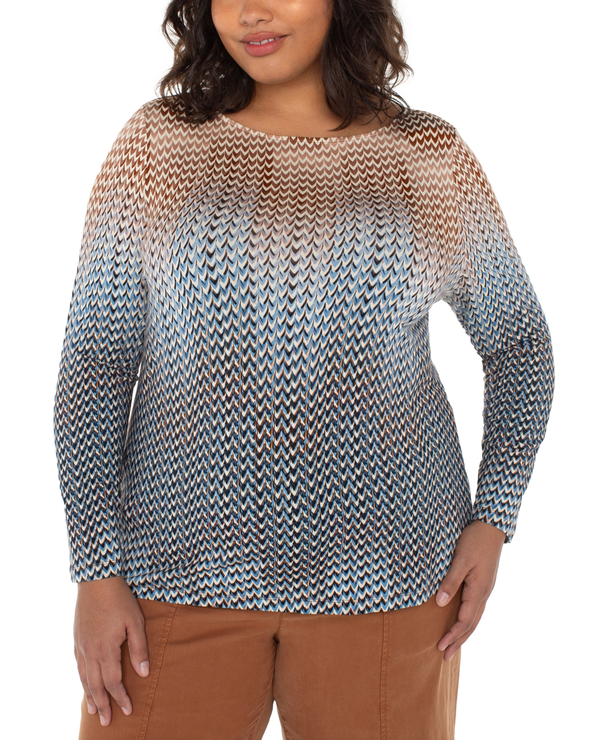Click here for Liverpool Los Angeles Trendy Plus Size Printed Kni... prices