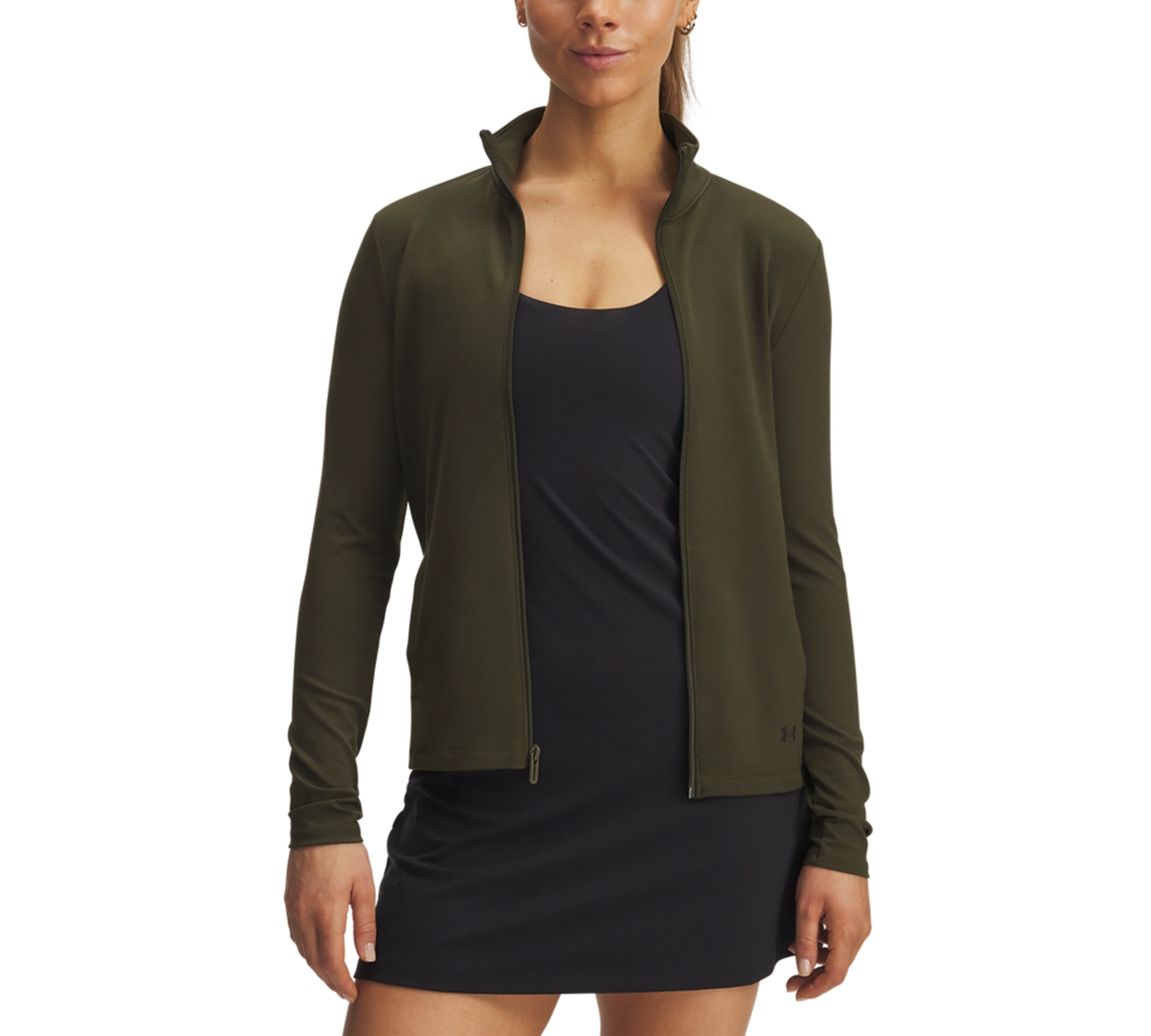 Click here for Under Armour Womens Motion Zippered Mock-Neck Jack... prices
