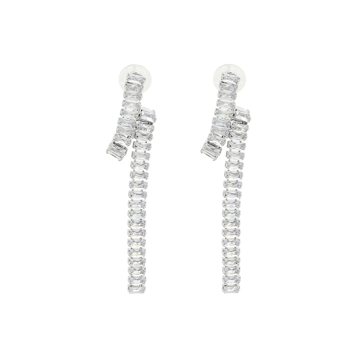 Click here for Sohi Womens Bling Drop Earrings - Silver prices