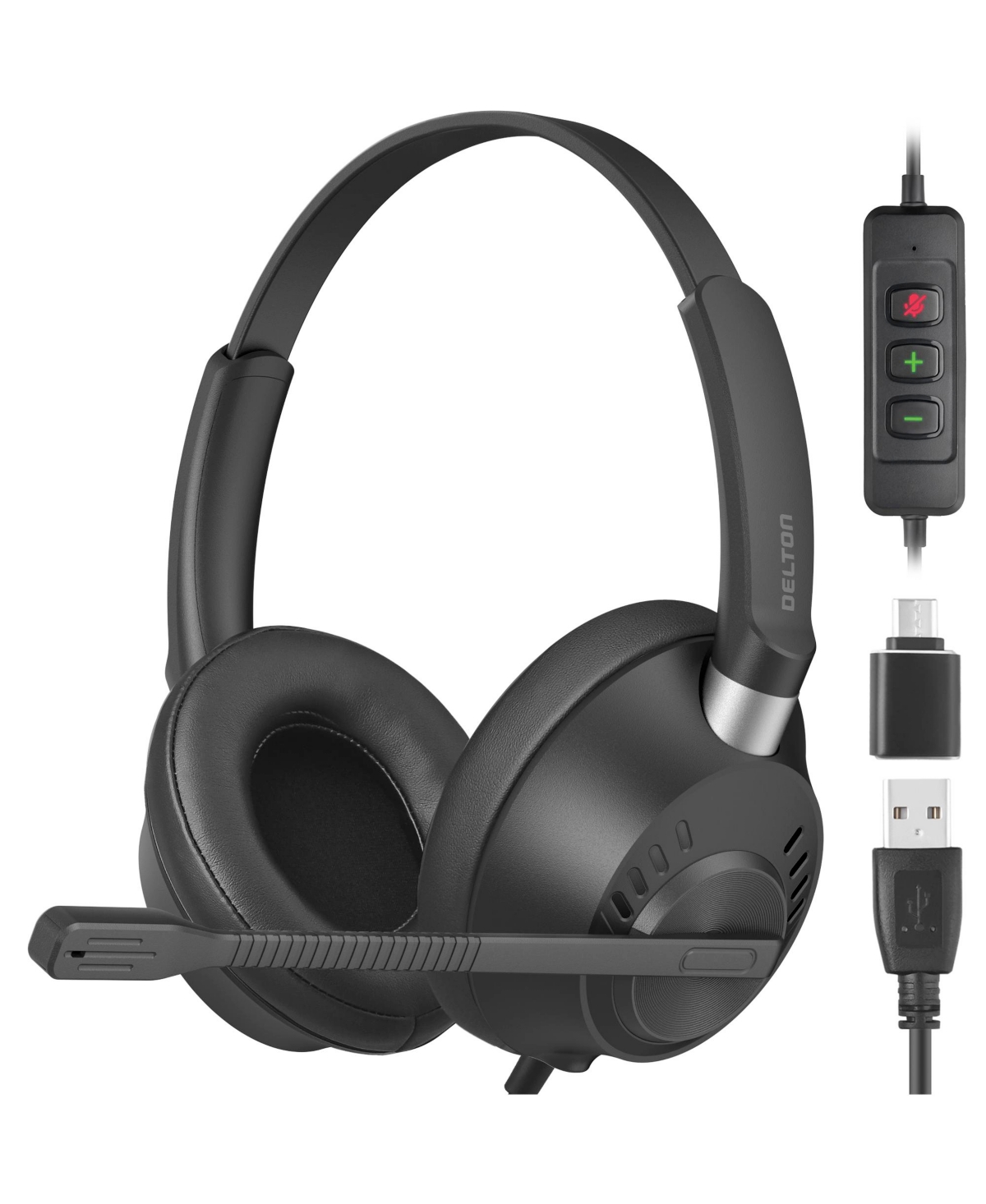 Click here for Delton 42Y Usb Headset with Mic  Hi-Fi Stereo Soun... prices