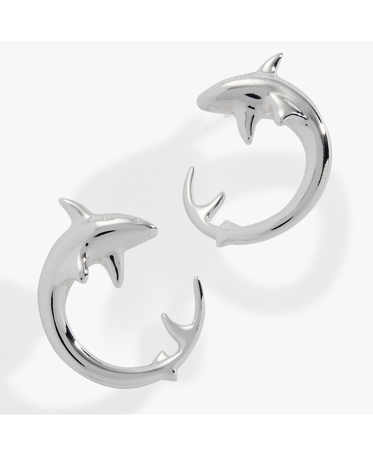Click here for Alex and Ani Shark Front to Back Hoop - Silver prices