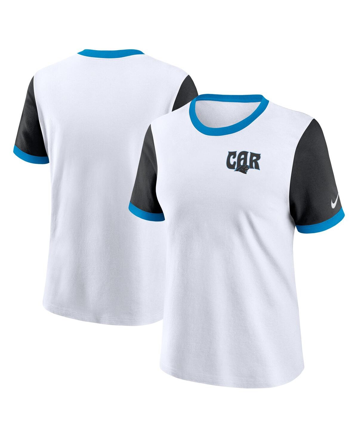 Click here for Nike Womens White Carolina Panthers Rewind Ringer... prices