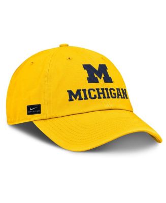 Nike Men's Maize Michigan Wolverines 2025 Sideline Club Adjustable Hat ...