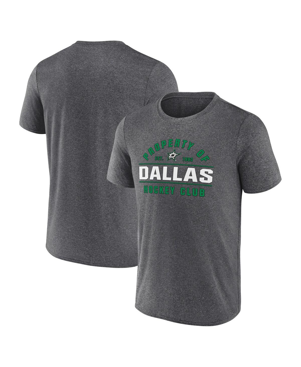 Click here for Fanatics Mens Heather Charcoal Dallas Stars Proper... prices