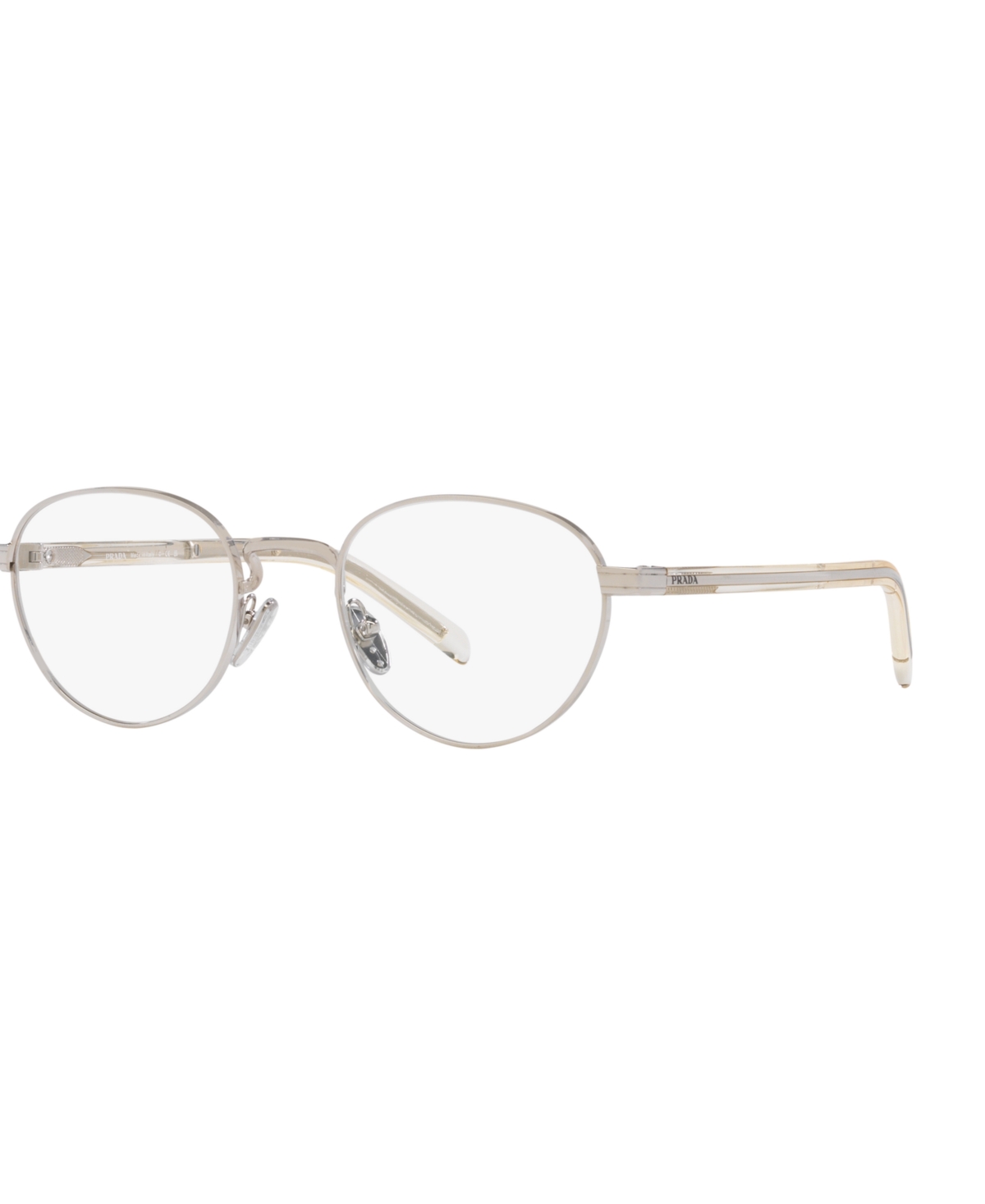 Click here for Prada Womens Narrow Eyeglasses  Pr B53V - Silver prices
