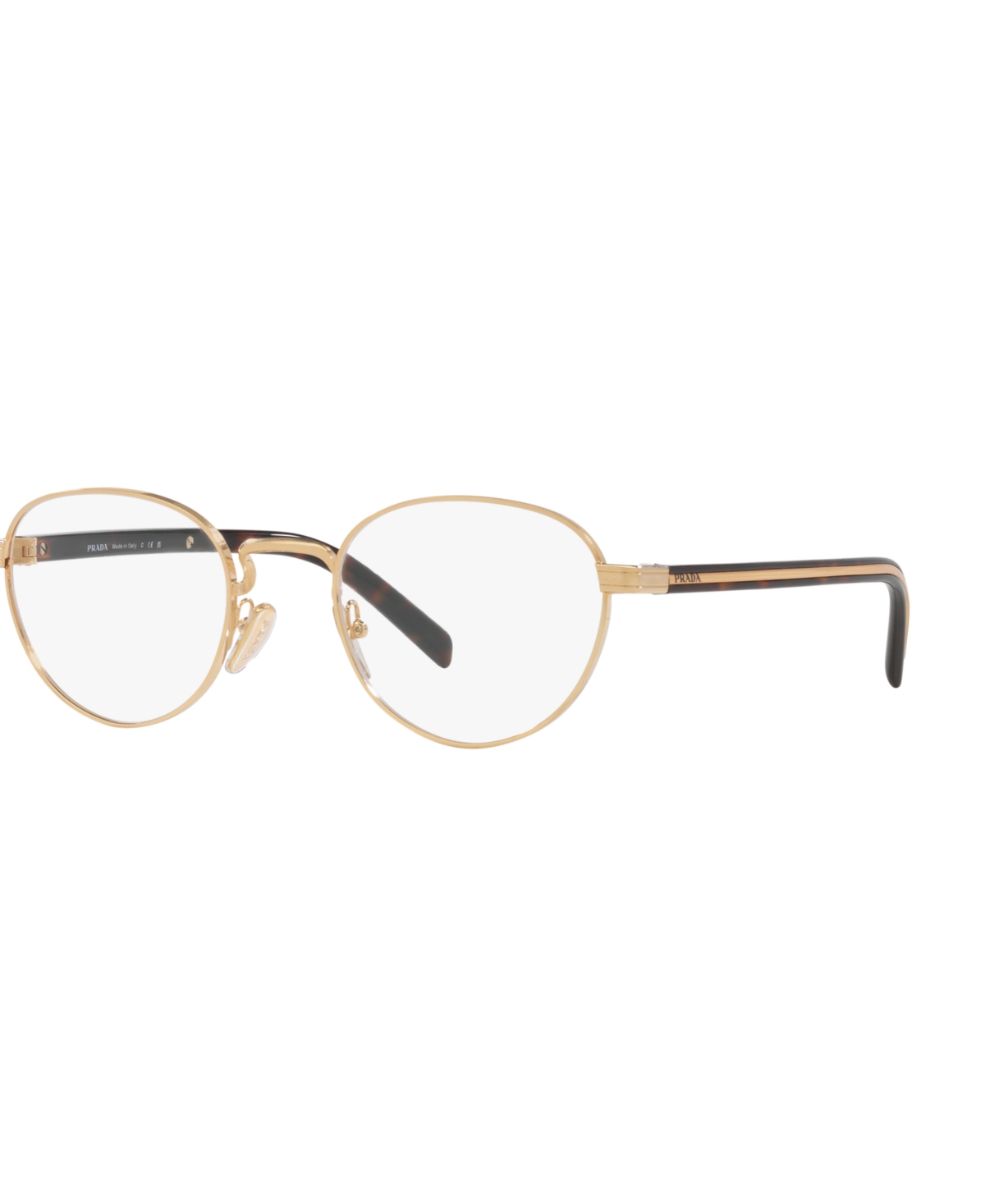 Click here for Prada Womens Narrow Eyeglasses  Pr B53V - Gold prices