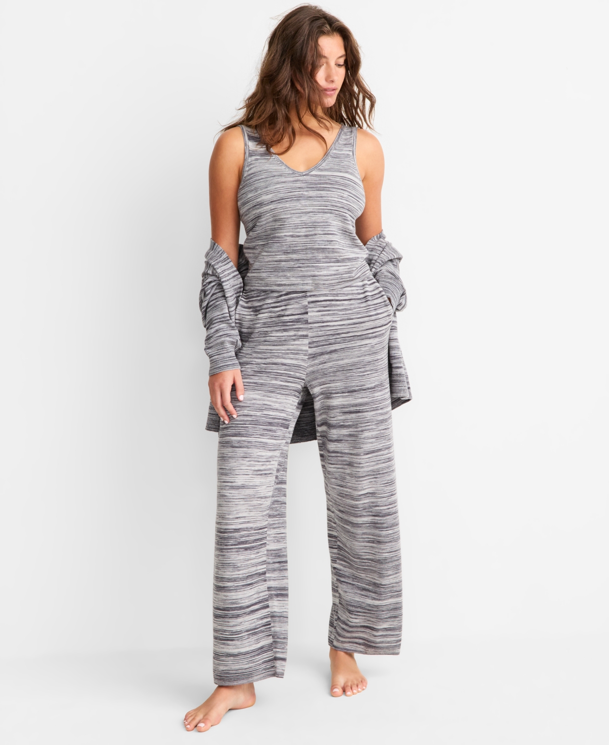 Click here for State of Day Womens Space-Dye Sweater Tank Pajama... prices