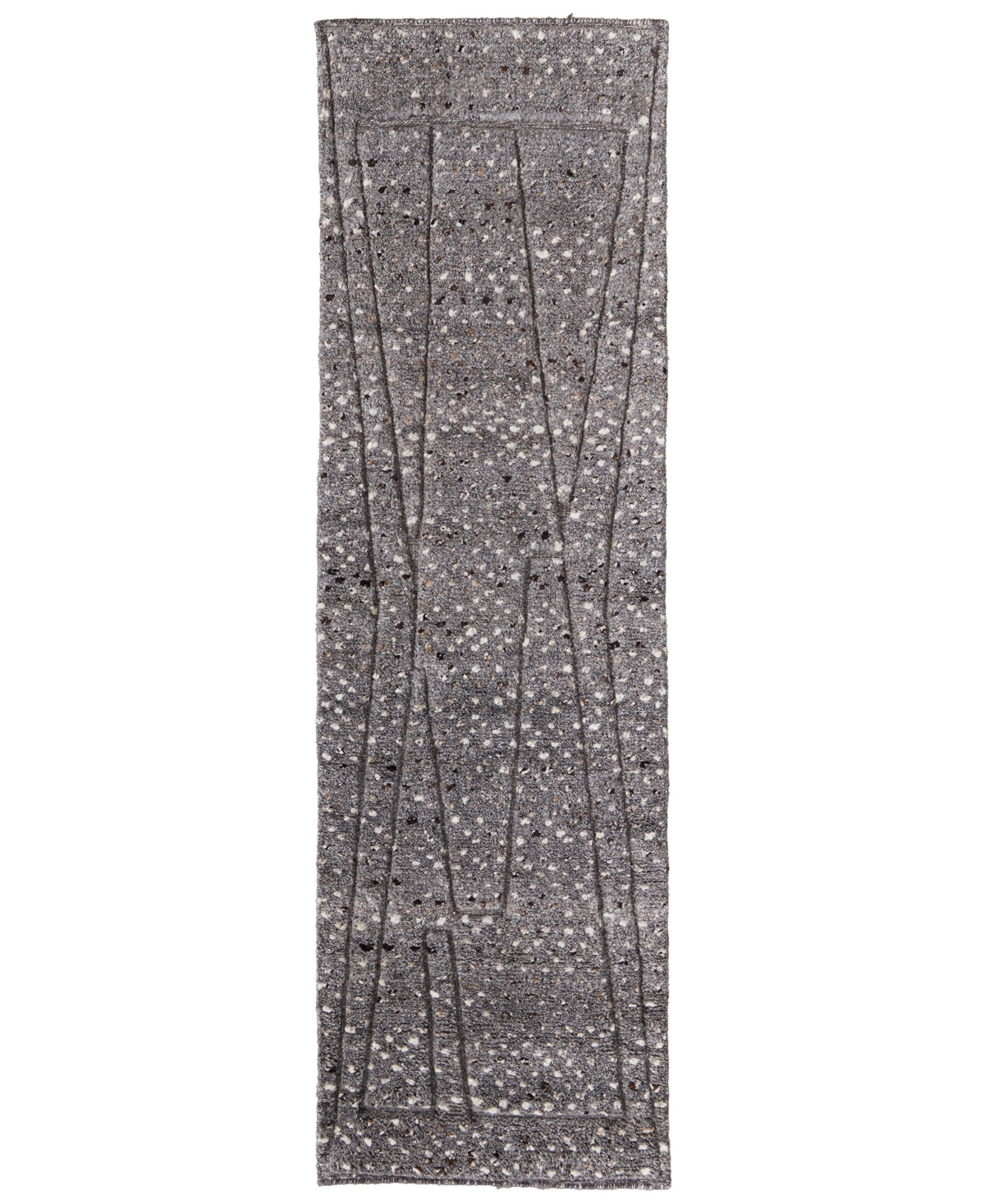 Click here for Feizy Dering T6042 26x10 Runner Area Rug - Gray  T... prices