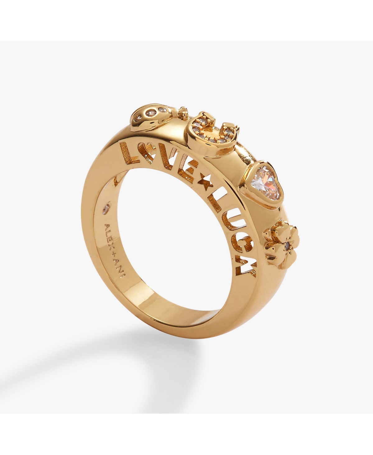 Click here for Alex and Ani Love Luck Ring - Gold prices