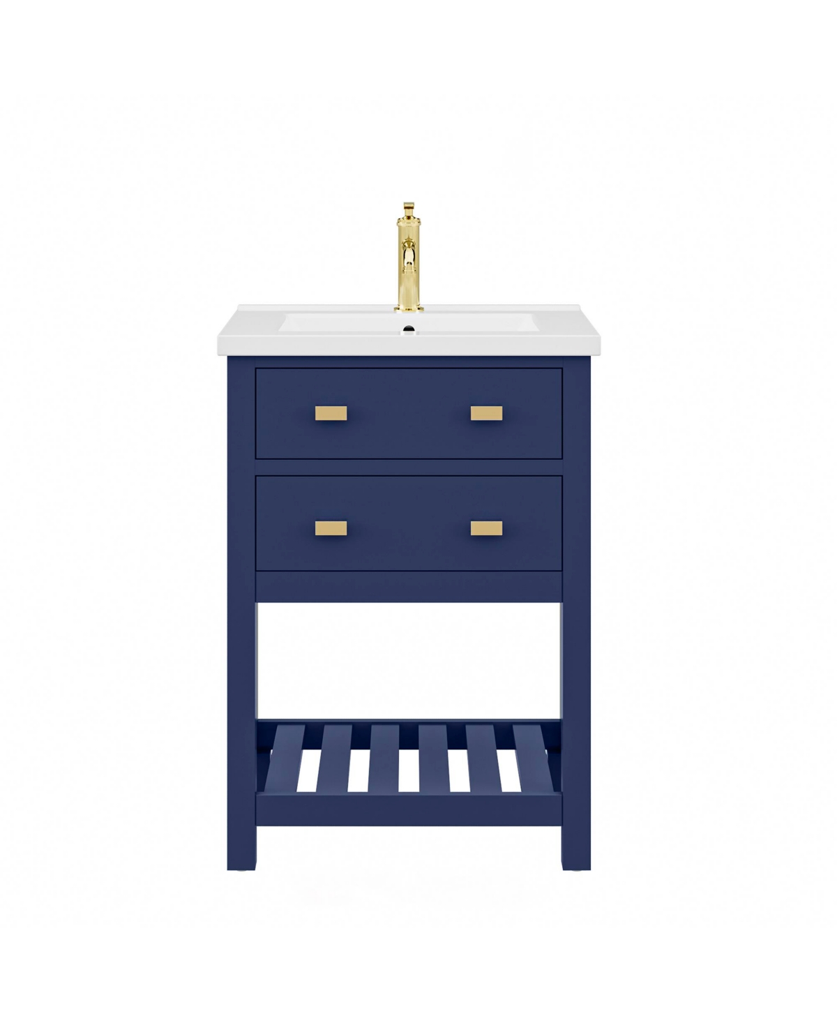 Click here for Viola 24 in. W Bath Vanity in Monarch Blue Finish... prices