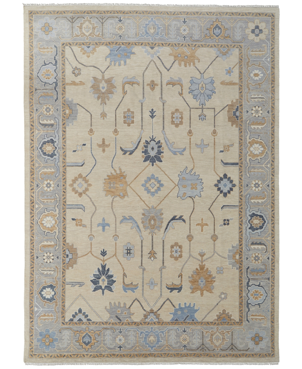 Click here for Feizy Karina 69G6F 2x3 Area Rug - Ivory  Blue prices