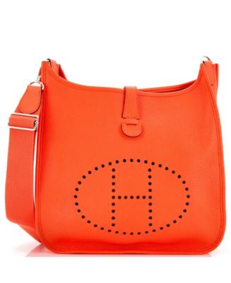 Pre-Owned Hermes GM Evelyne Bag Gen III Clemence - Macy's