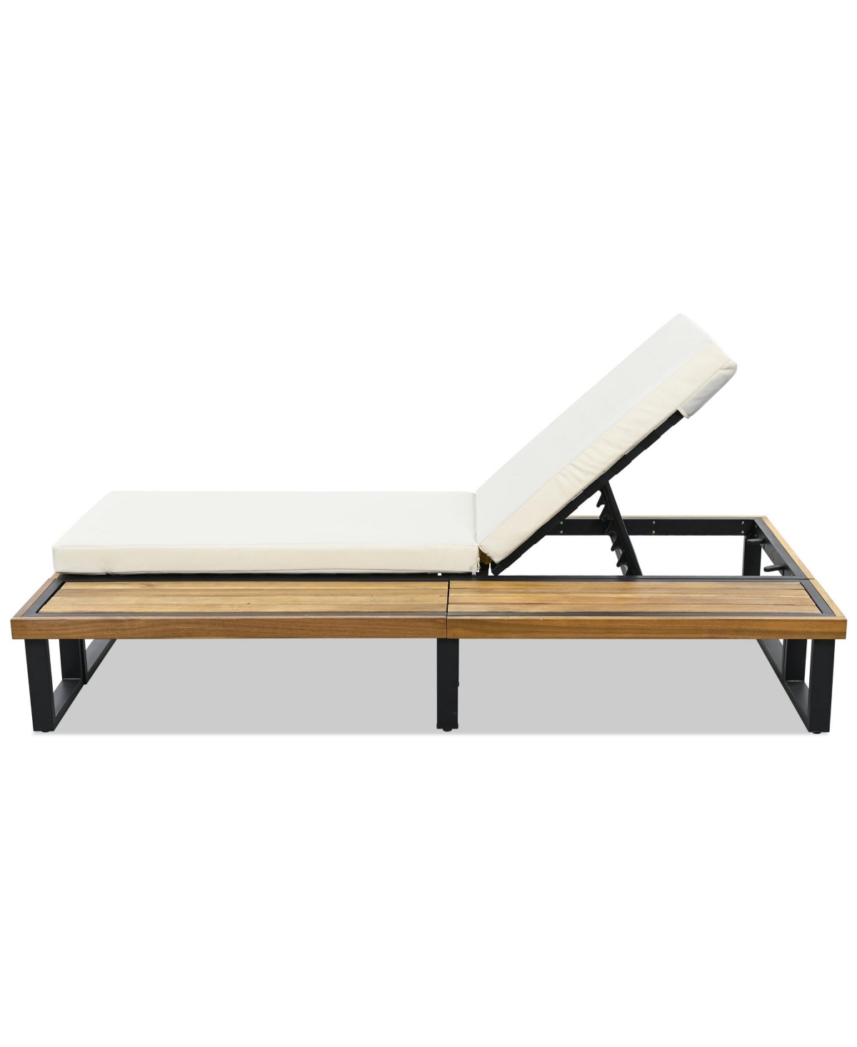 Click here for 2 pieces Outdoor Chaise Lounge Chair Set with 5-Po... prices