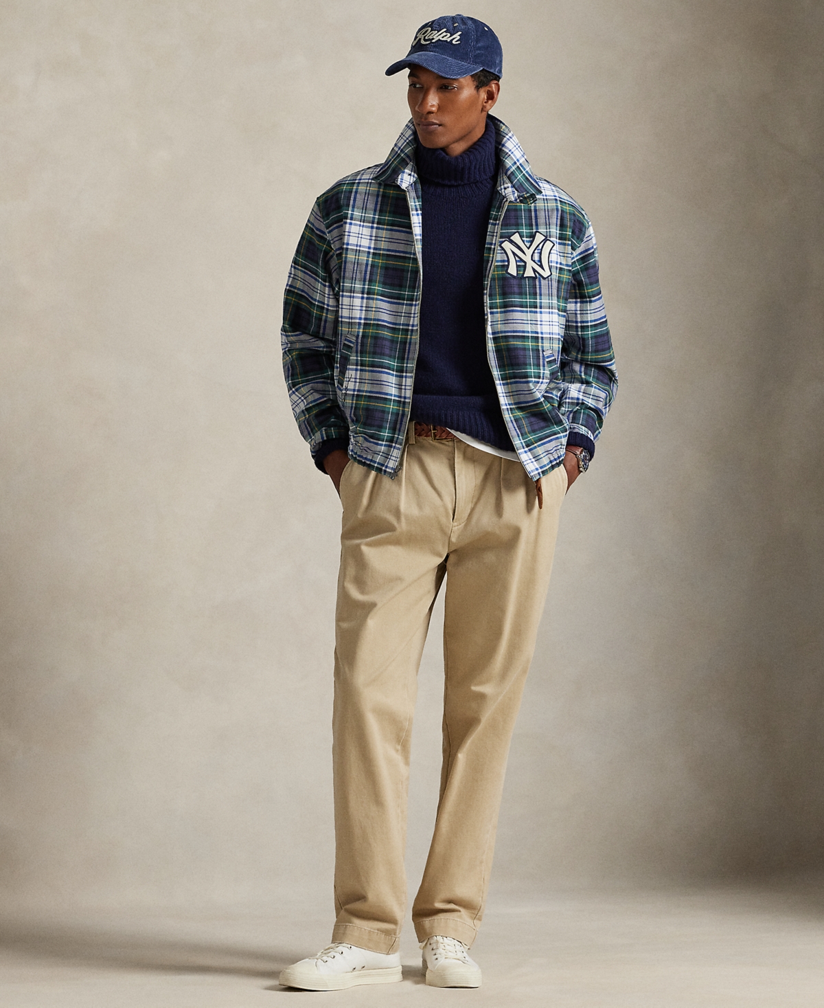 Click here for Polo Ralph Lauren Unisex Yankees Chino Jacket - Wh... prices
