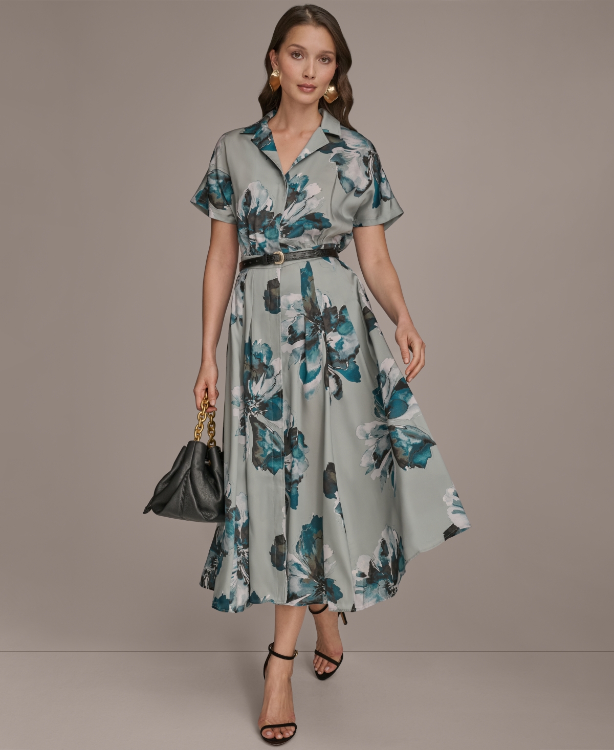 Click here for Donna Karan New York Womens Printed Short-Sleeve B... prices