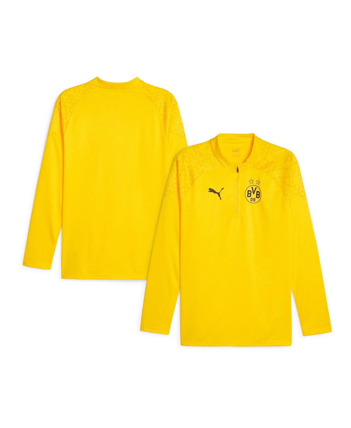 Click here for Puma MensÂ Yellow Borussia Dortmund 2023/24 Quarte... prices