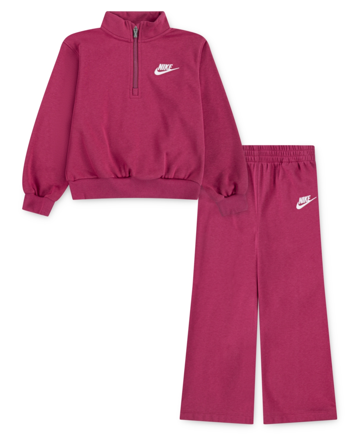 Click here for Nike Little Girls 2-Piece Wide Leg Club Fleece Top... prices