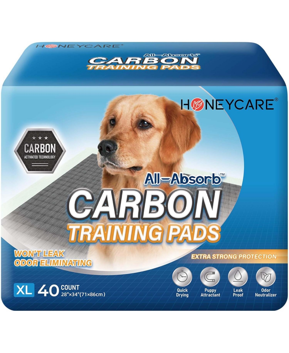 Click here for HoneyCare Carbon All-Absorb Puppy Training Pads Do... prices