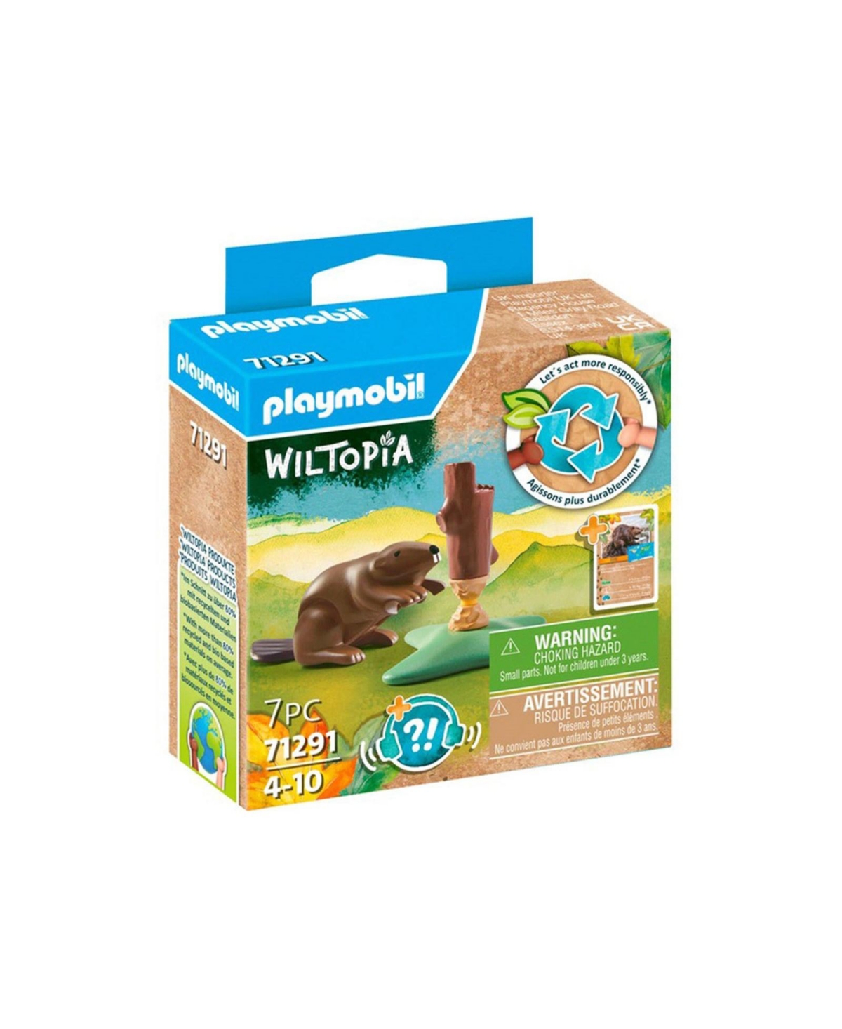 Click here for Playmobil Wiltopia Beaver Building Set 71291 prices
