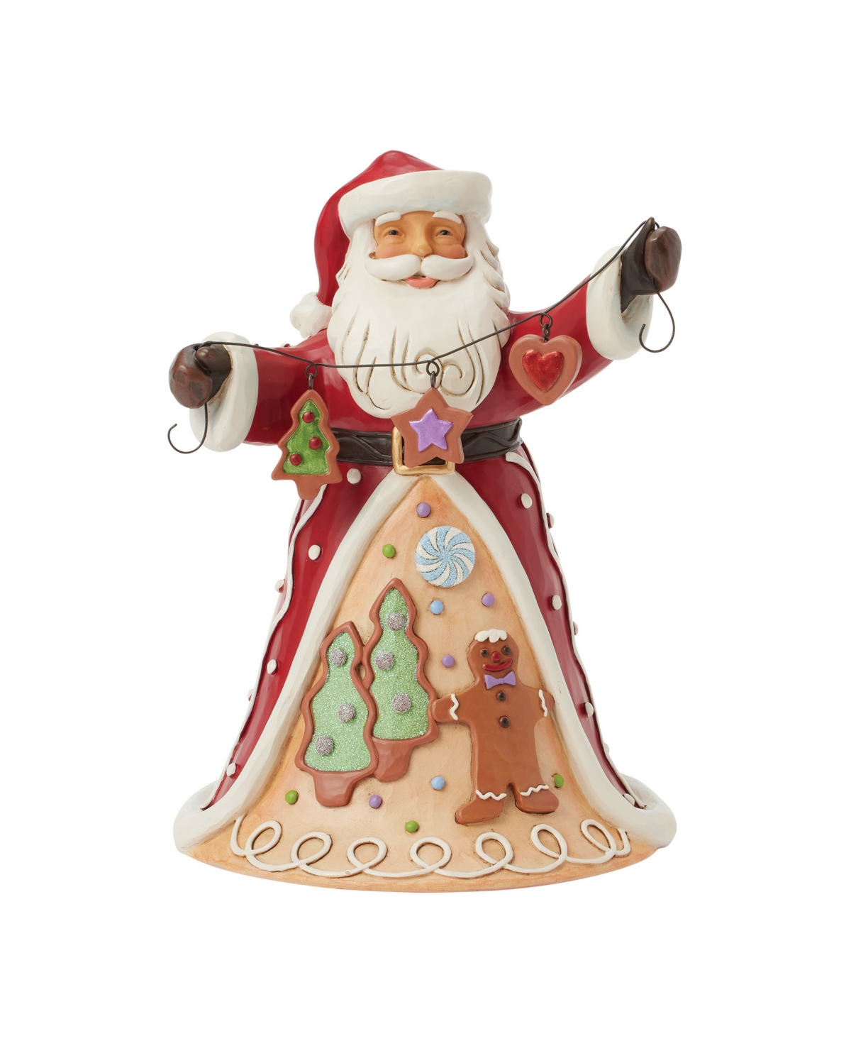 Click here for Jim Shore Gingerbread Santa Garland Figurine - Mul... prices