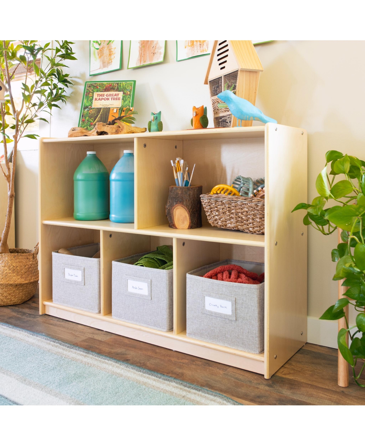 Click here for Guidecraft EdQ 2-Shelf 5-Compartment Storage 30&#x... prices