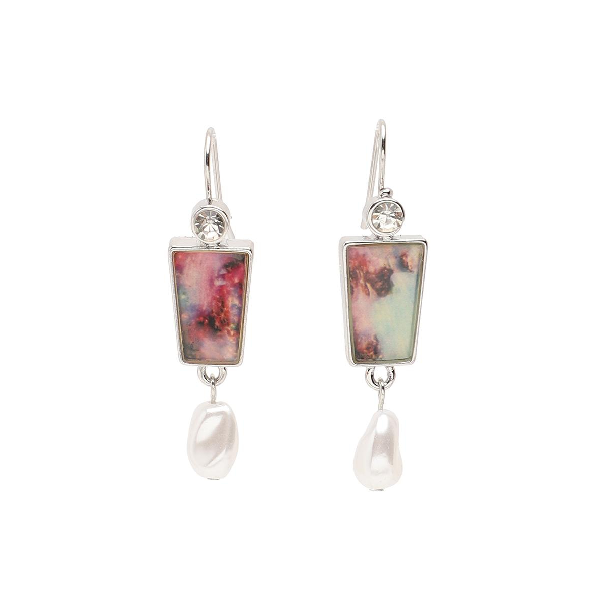 Click here for Sohi Ombre Drop Earrings - Silver prices