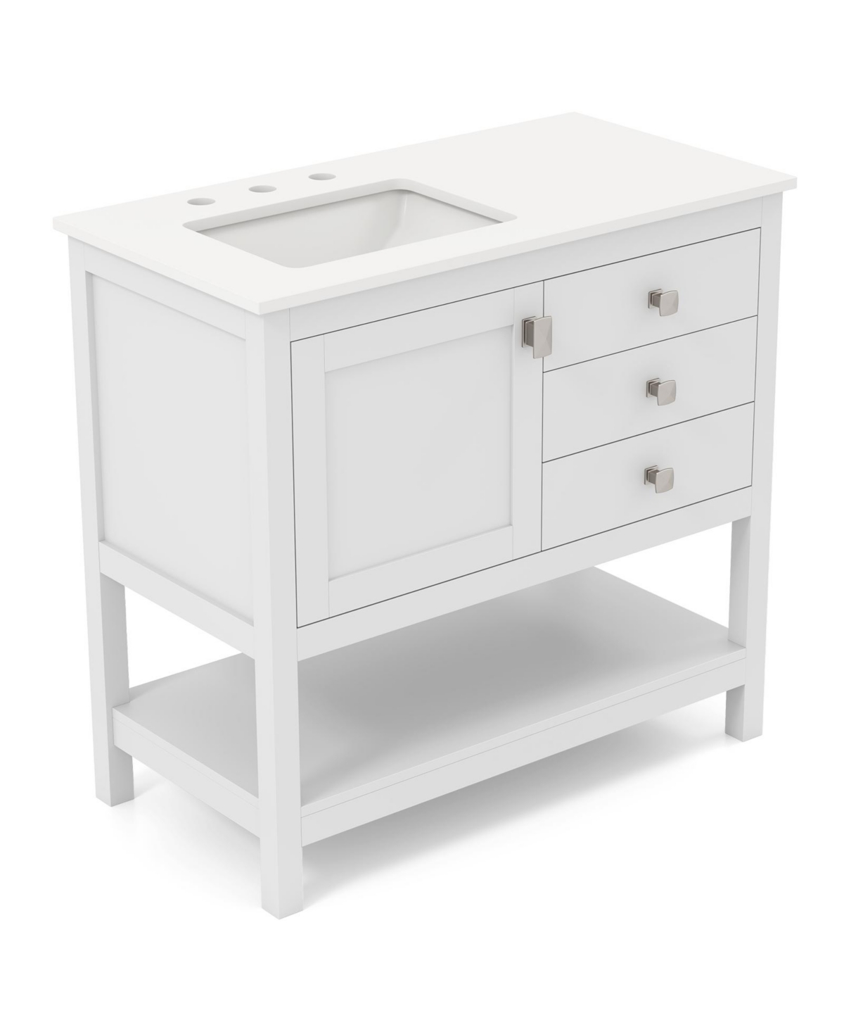 Click here for Slickblue Freestanding Bathroom Vanity Unit with B... prices
