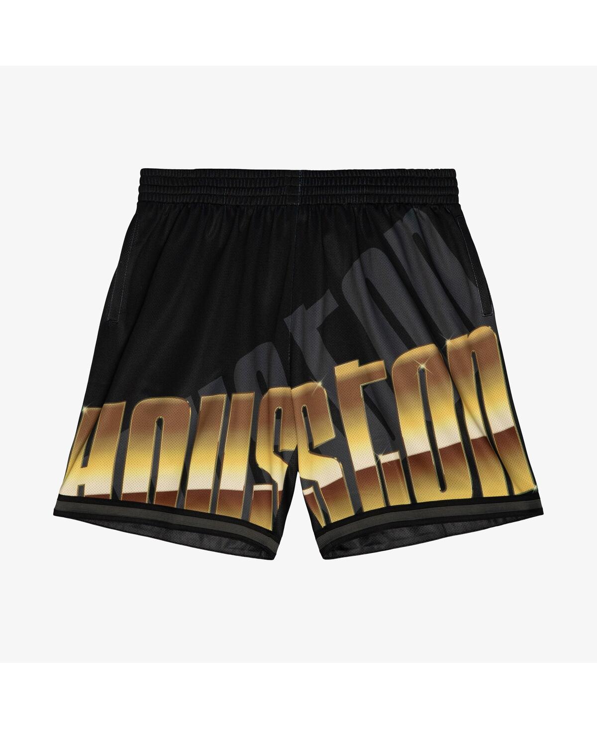 Click here for Mitchell & Ness Mens Black Houston Rockets Big Fac... prices
