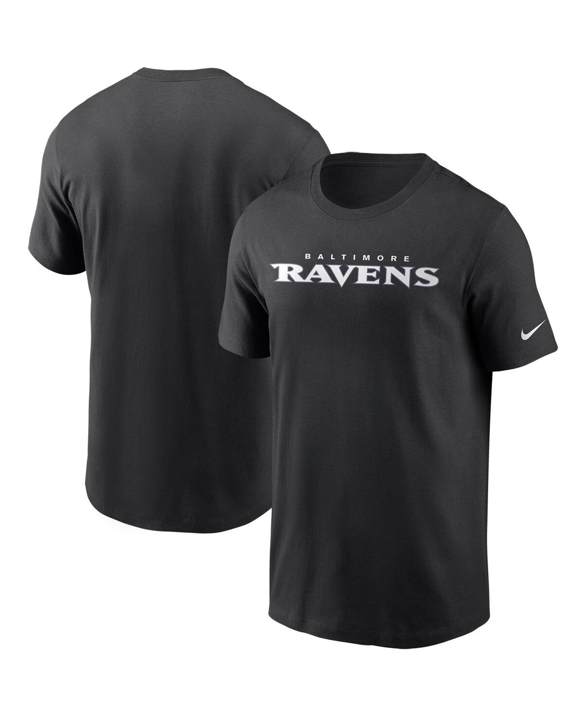 Click here for Nike Mens Black Baltimore Ravens Team Wordmark T-S... prices