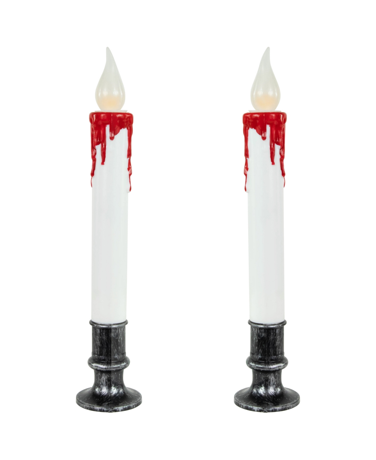 Click here for Northlight Led Dripping Blood Halloween Taper Cand... prices