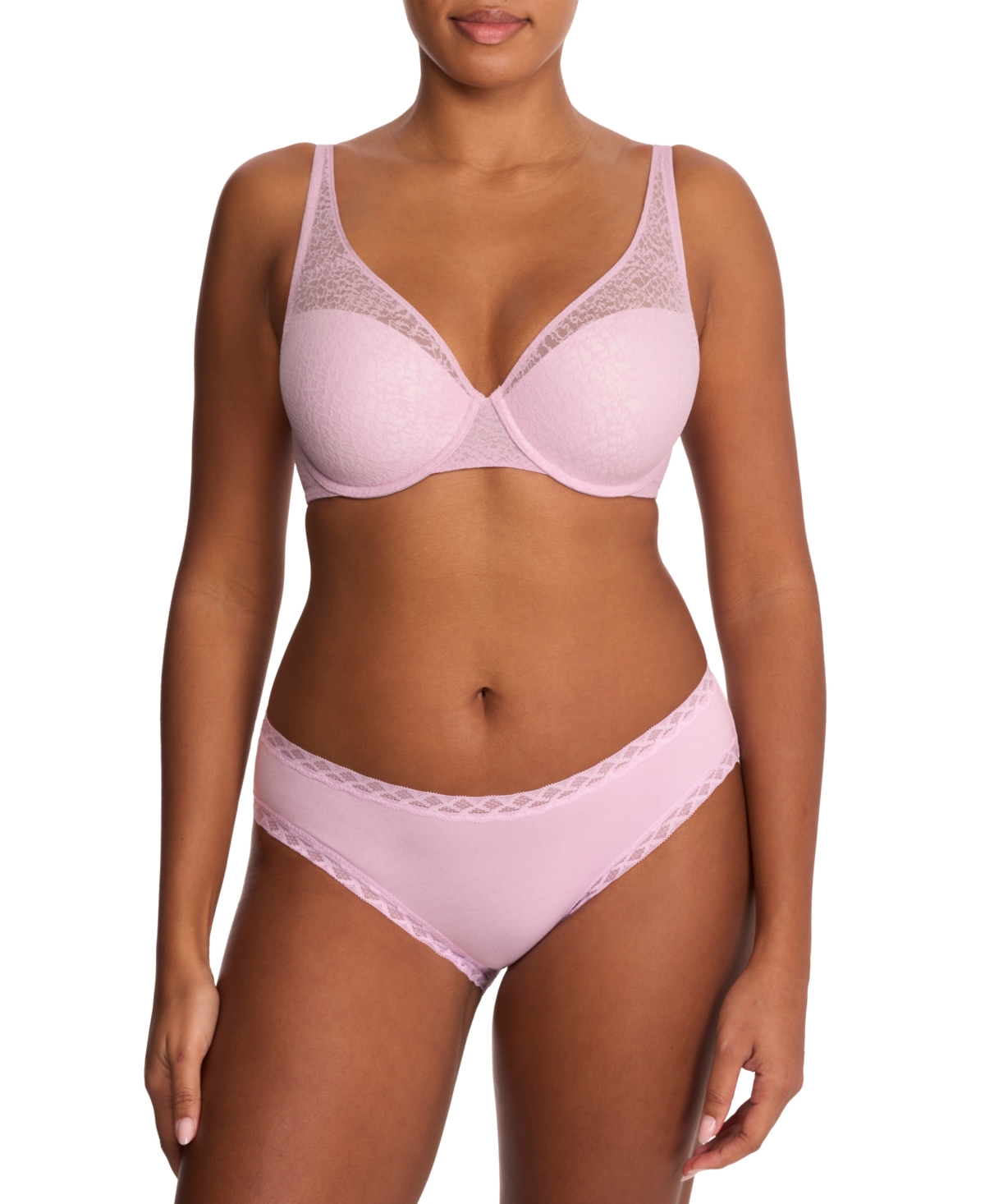 Click here for Natori Bliss Lace-Trim Cotton Brief Underwear 1560... prices