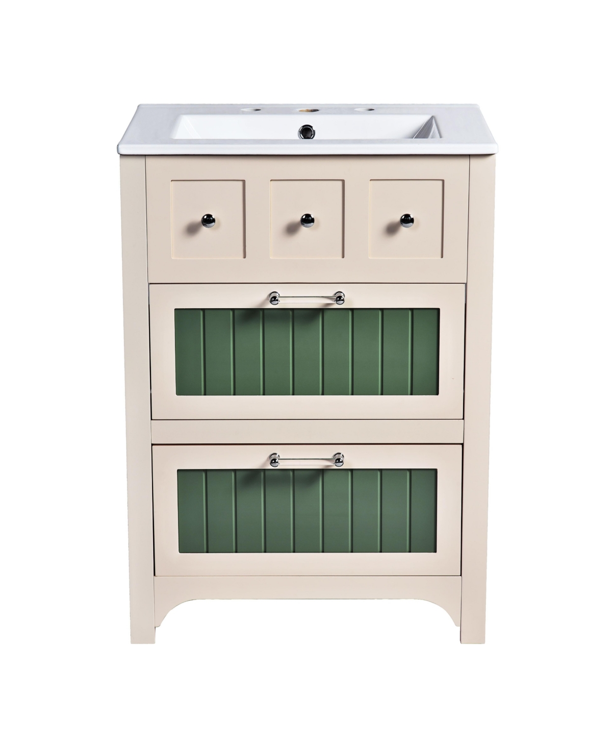 Click here for Casainc 24 Vanity with Ceramic Sink  Wooden Cabine... prices