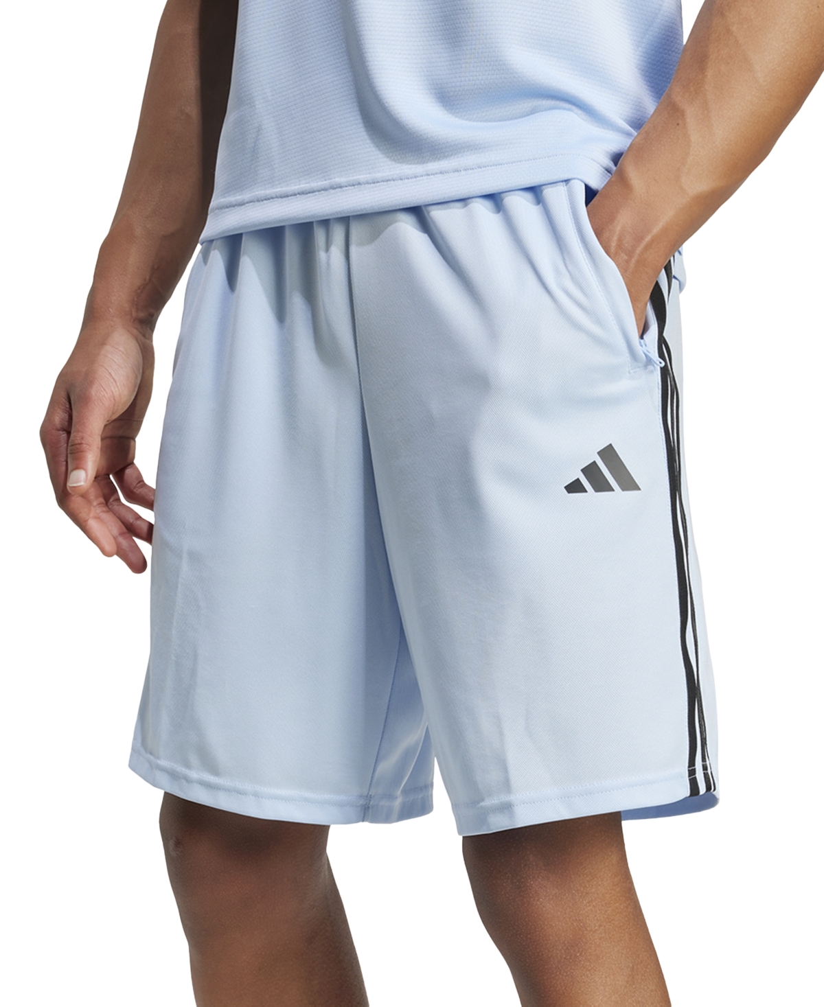 Click here for adidas Mens Pique 3-Stripes Logo Training Shorts -... prices