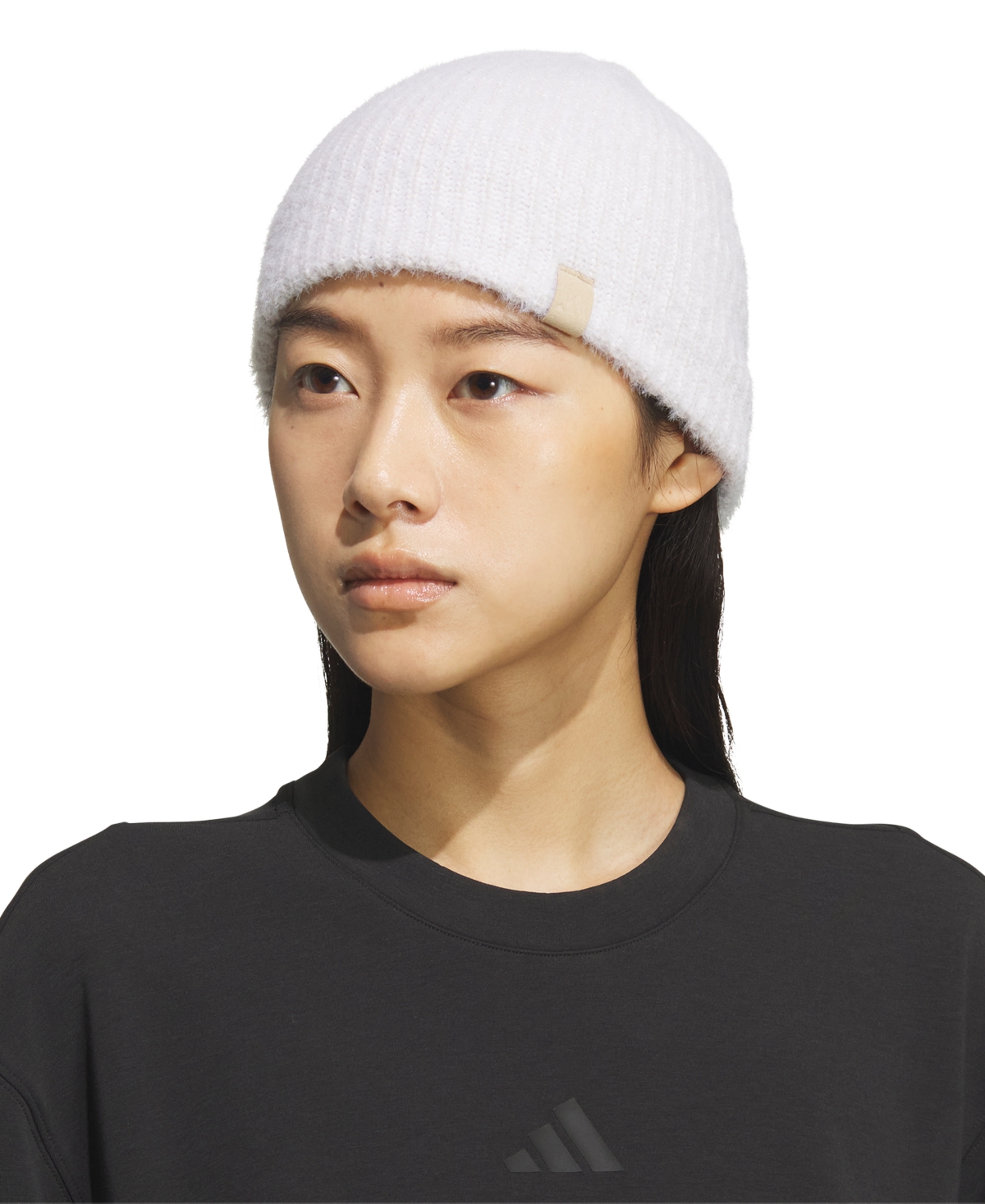 Click here for adidas Womens Lifestyle Non-Fold Beanie - White/wo... prices