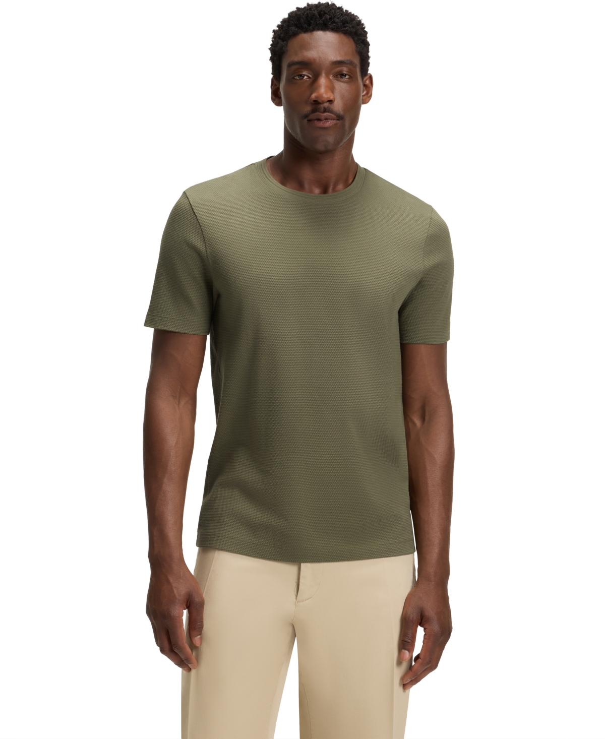Click here for Boss by Hugo Boss Mens Bubble-Jacquard Structure T... prices