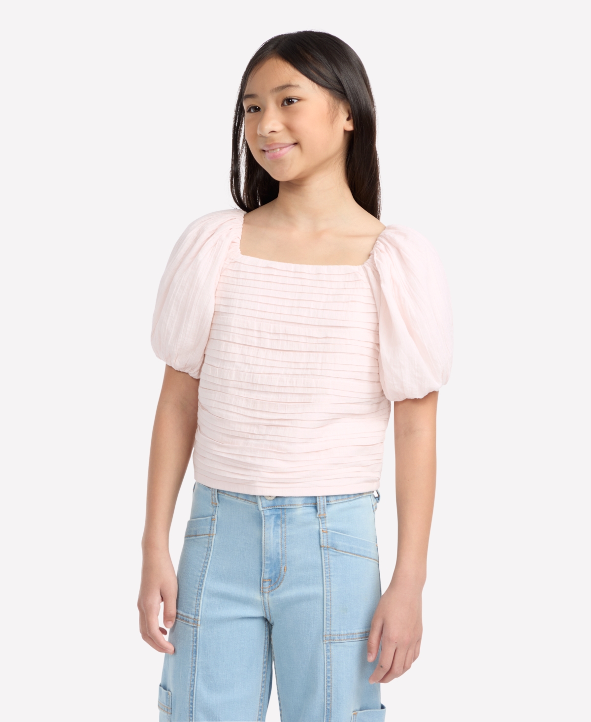 Click here for abercrombie kids Girls Emerson Puff Sleeve Top - C... prices