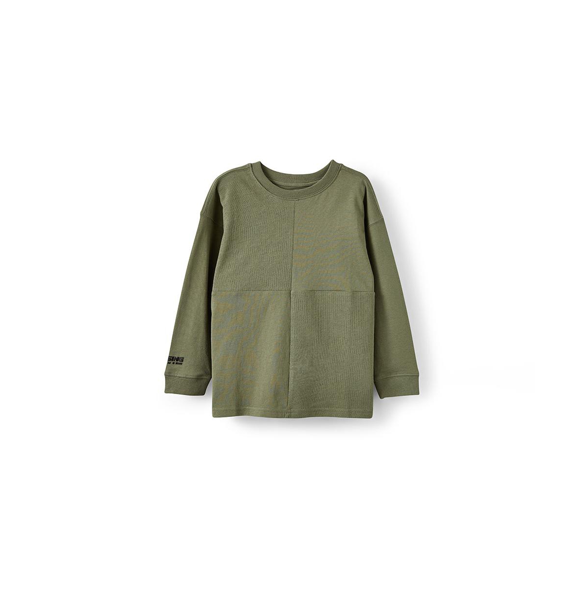 Click here for Cotton On Boys Long Sleeve Textured Splice Tee - S... prices