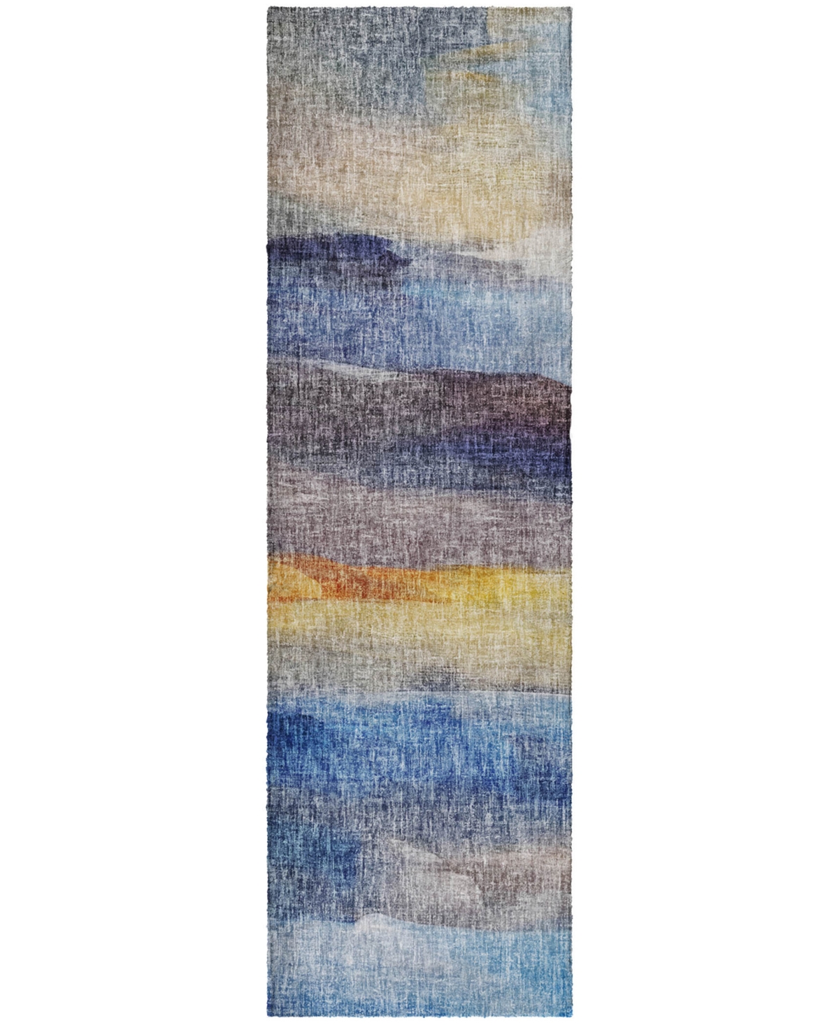 Dalyn Boca BO4 23x76 Runner Area Rug - Blue