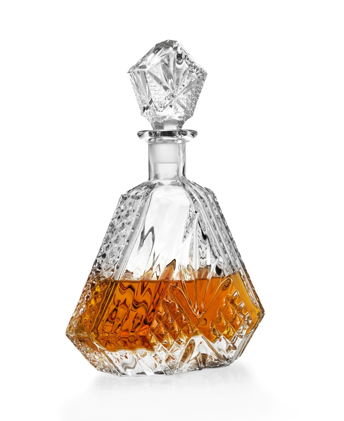 Click here for Godinger Dublin Triangular Crystal Decanter  20 oz... prices
