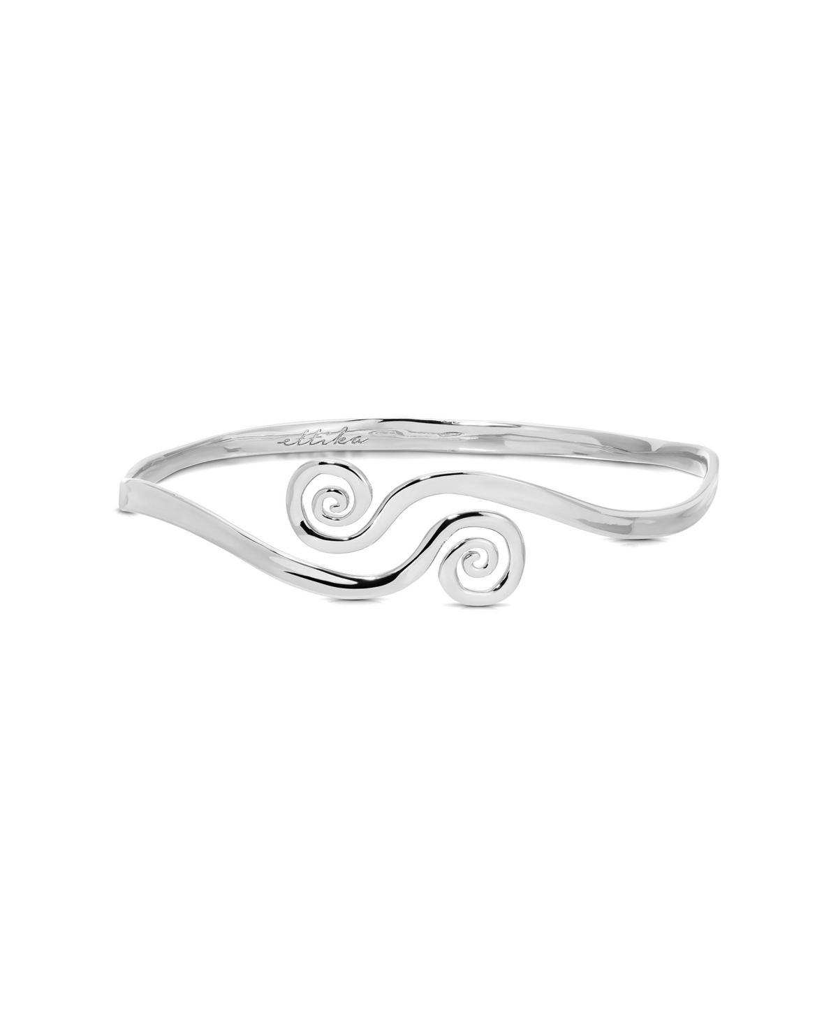 Click here for Ettika Intertwined Aura Arm Cuff Bracelet - Silver prices